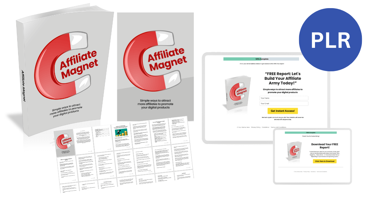 Affiliate Magnet PLR - Crafted PLR